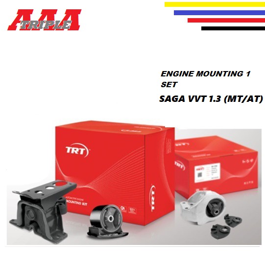 Engine Mounting Original TRT Fullset for PROTON SAGA VVT 1.3(MT/AT ...