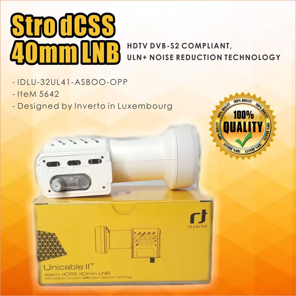 REARY STOCK !!!! 100% ASTRO dCSS 40MM LNB | Shopee Malaysia