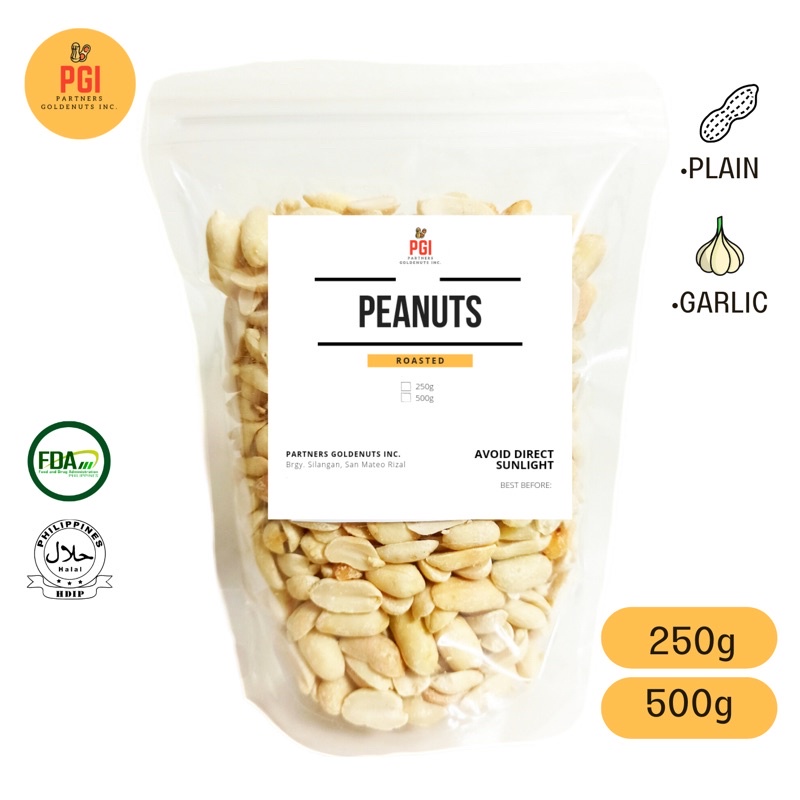 Roasted Peanuts / Mani (PLAIN/ GARLIC) | Shopee Malaysia