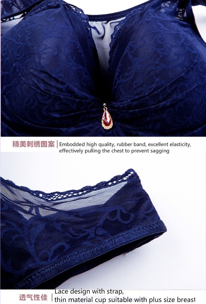 🇲🇾Women Plus Size Baju Dalam Dawai Besi Push Up Full Cover Thin Span ...