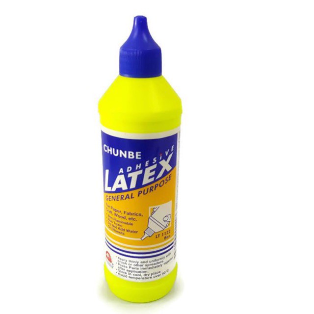 Chunbe Adhesive Latex White Glue 230ml / Chunbe Gam Putih Latex 230ml ...