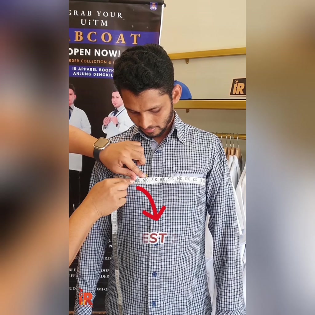 [ UNISEX ] LABCOAT STRAIGHT CUT/LAB COAT/WHITECOAT/JUBAH MAKMAL (TANPA ...