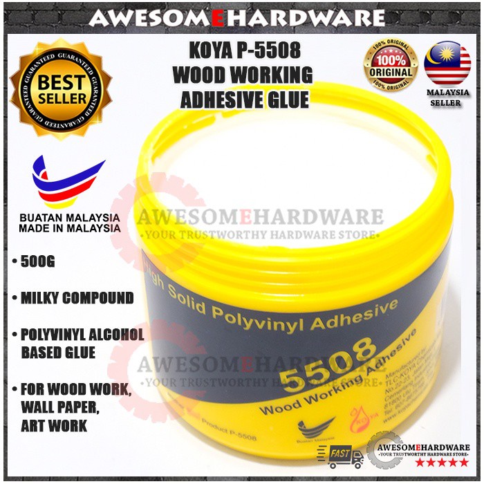 (POLYVINYL ADHESIVE) KOYA P-5508 5508 WOOD WORKING ADHESIVE PVA WHITE ...