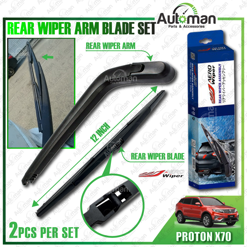 AERO Proton X70 Rear Wiper Arm Complete Set With Free Wiper | Shopee ...