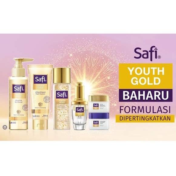 SAFI Youth Gold (Cleanser / Toner / Day / Night / Eye Cream / Essence ...