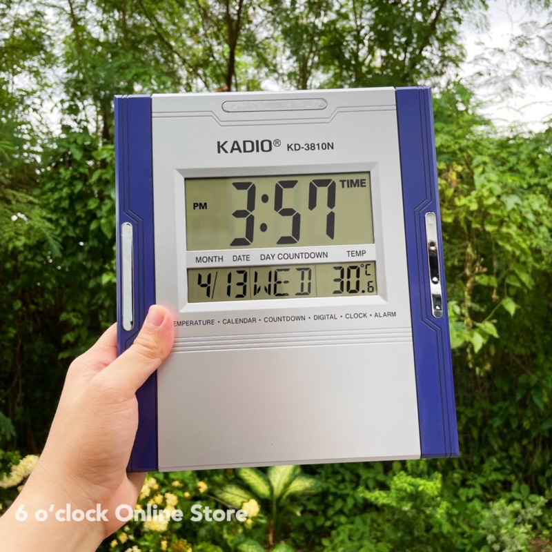 100% Original Kadio Digital Clock with AA Battery (Jam Dinding Kadio ...