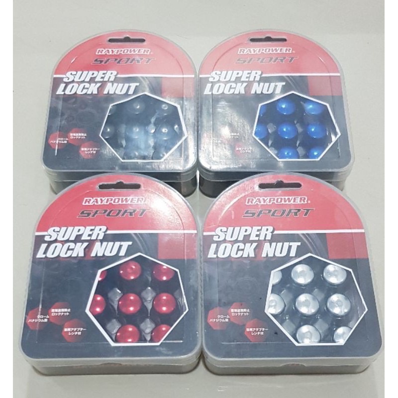 Wheel Nut Sport Rim Skru Tayar Kereta Heptagon (M12X1.5) - Chrome ...