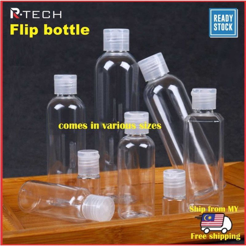 🔥 Flip Cap Empty Plastic Bottle 100ml 🔥 | Shopee Malaysia