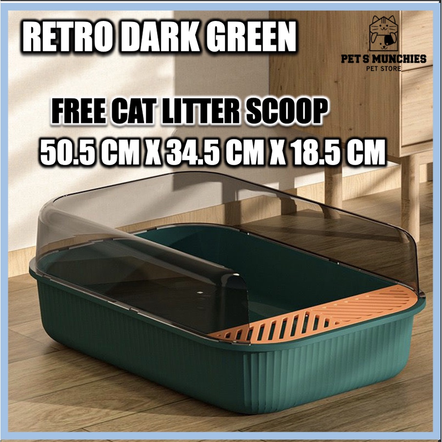 Large Cat Litter Box Bekas Pasir Kucing Besar Cat Toilet Kucing Cat ...