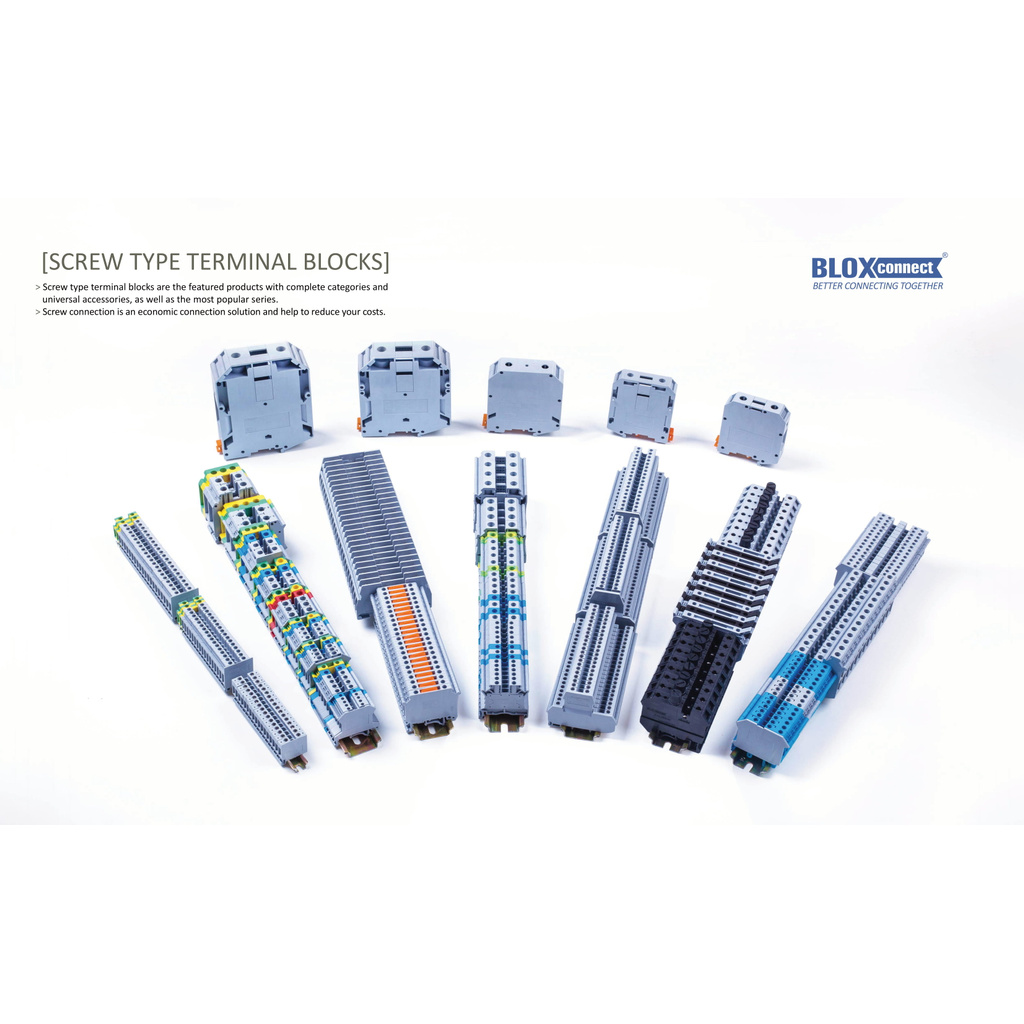 BLOX Connect Rail Mount Earth Terminal Block FJ3N/D, FJ5N/D, FJ6N/D ...