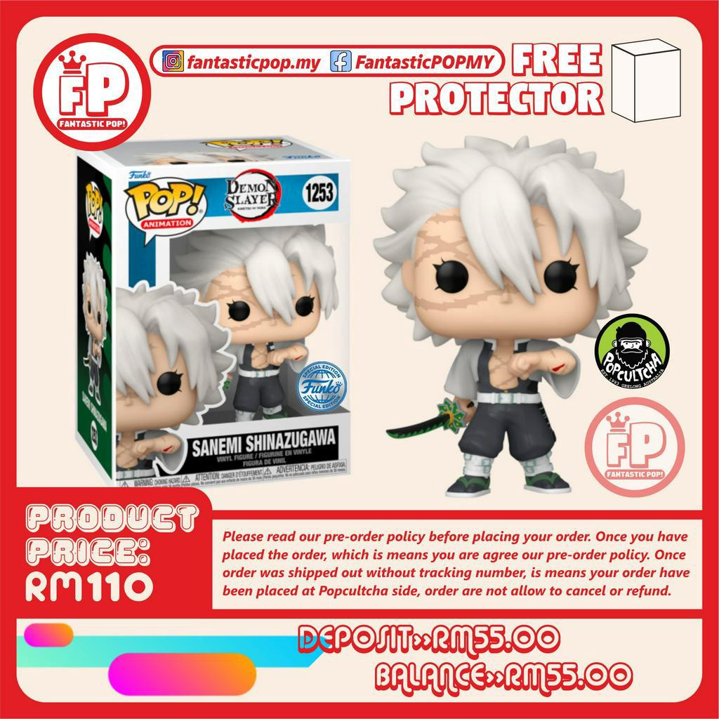 [PO] [POPCULTCHA ORDER] Funko POP ! Animation - Demon Slayer - Sanemi ...