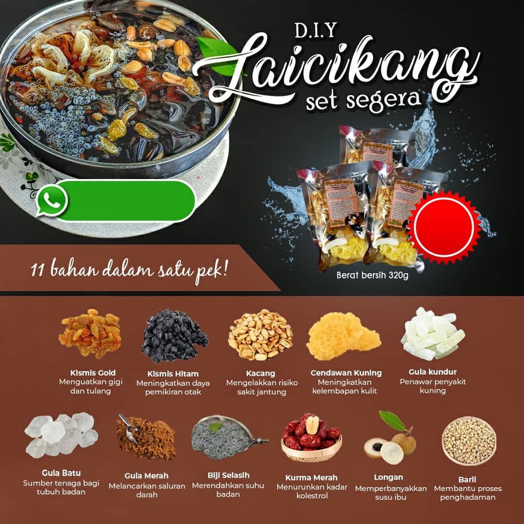 🔥READY STOCK🔥 SET LAI CHEE KANG SEGERA MUDAH & KAYA RAMUAN 🔥POS PANTAS ...