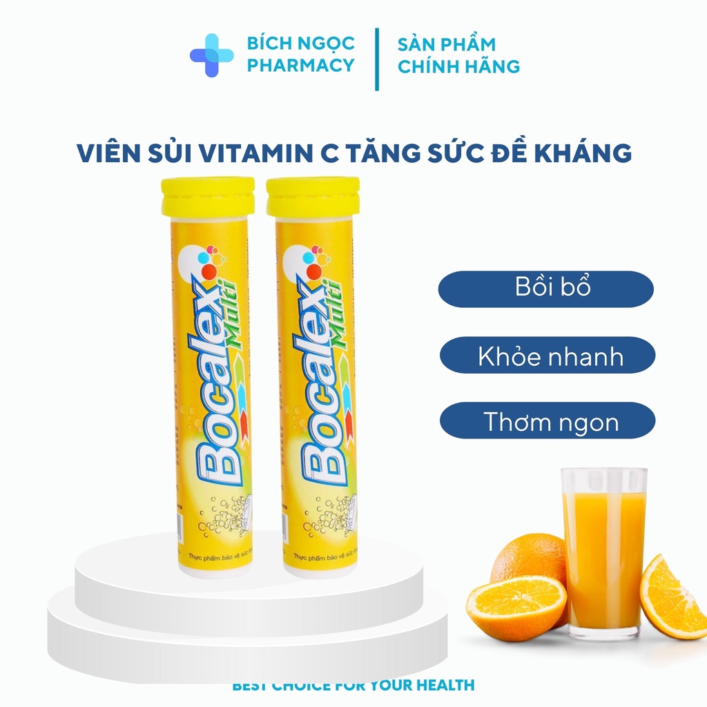 Bocalex Multi - C effervescent tablets supplemented with Vitamin C and ...