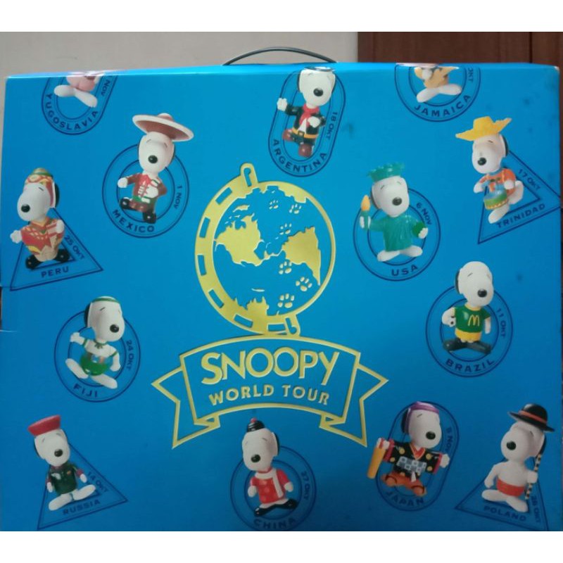 Snoopy World Tour Limited Edition Complete Set by McDonald's | Shopee ...
