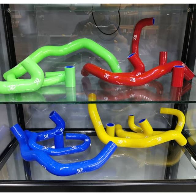 SILICONE 5LAYER RADIATOR HOSE FULL SET ORIGINAL TF THAILAND - PERODUA ...