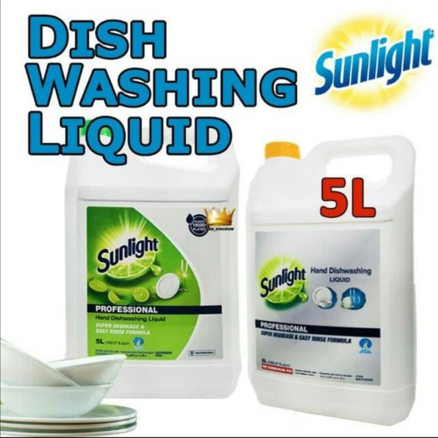 Sunlight Professional Hand Dishwashing Liquid 5L | Shopee Malaysia