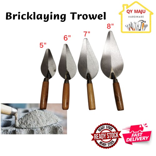 Bricklaying Trowel Brick Trowel Sudu Simen Camca Simen 5" 6" 7" 8 ...