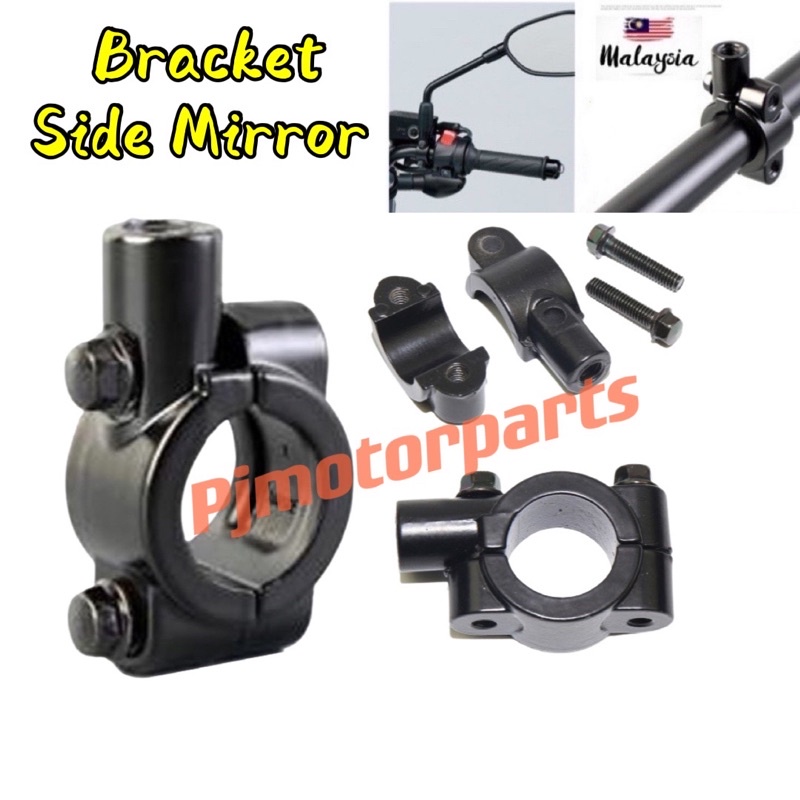 Universal Side Mirror Bracket Holder Handle Bar M8 Tapak Kaki Cermin ...