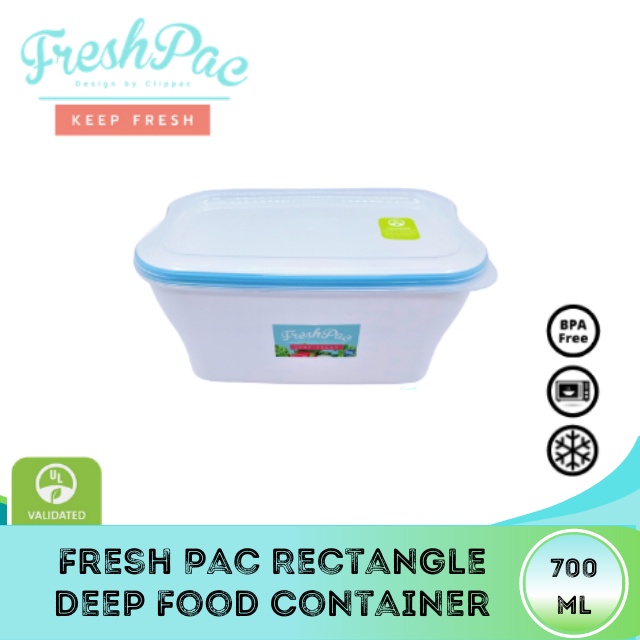 Fresh Pac Food Deep Container Rectangle Series - 700ml,2000ml & 4000ml ...