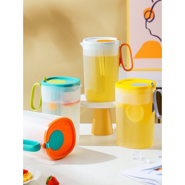 1550 ML Large Capacity Kettle with filter mesh Refrigerator Juice Jug ...