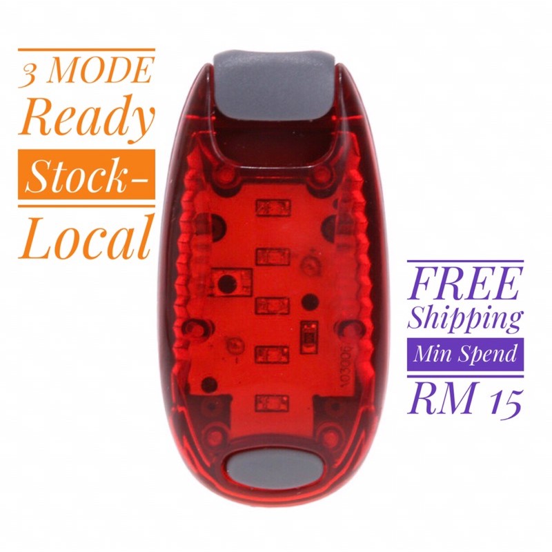 [Ready Stock Malaysia]🔥BLINKER 5 LED - 3 Mode🔥 Light weight for Running ...