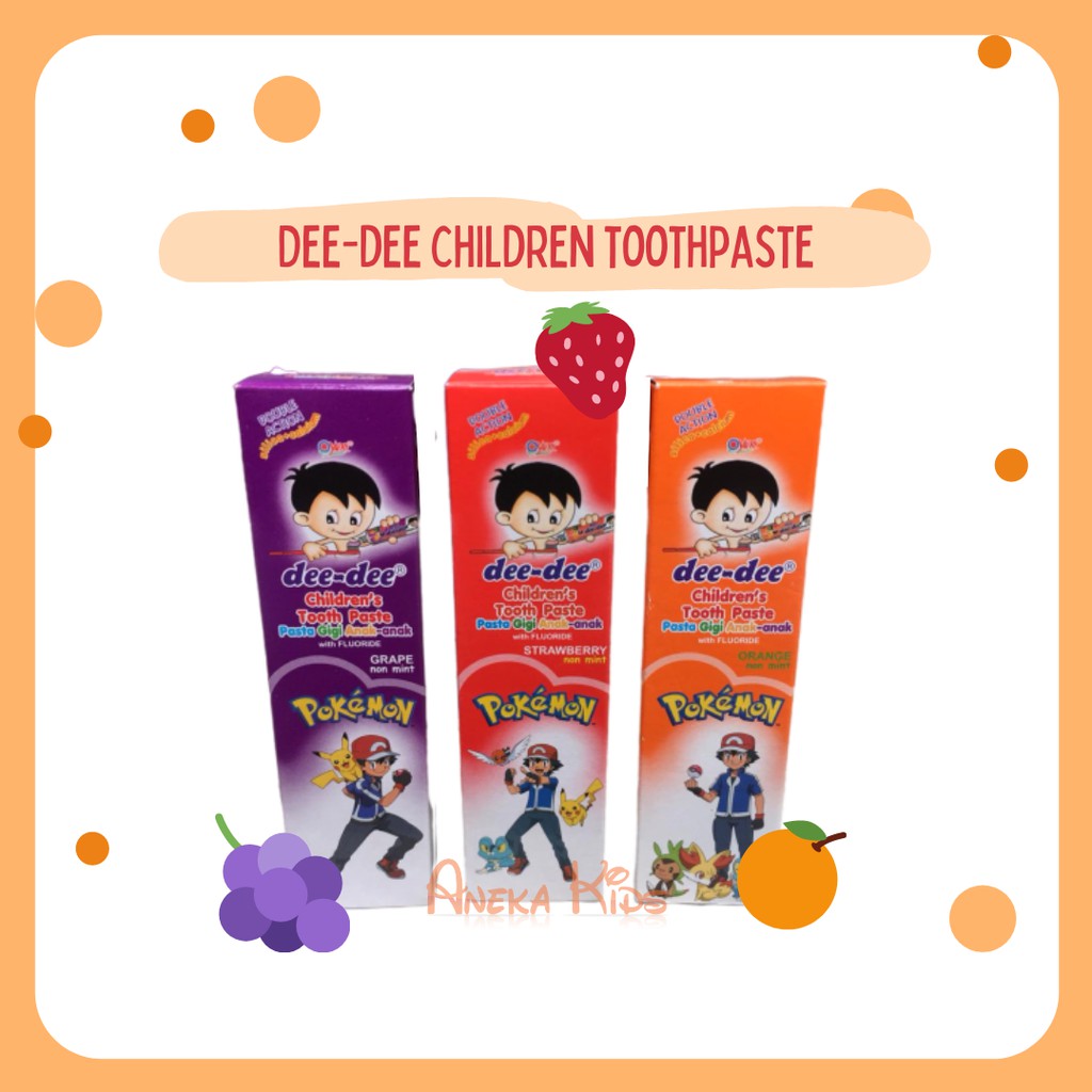 Dee-dee children toothpaste/toothpaste 50gr | Shopee Malaysia