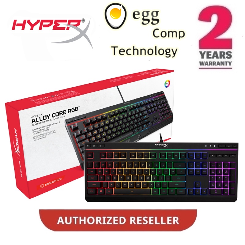 HyperX Alloy Core RGB - Gaming Keyboard (US Layout) - 4P4F5AA | Shopee ...