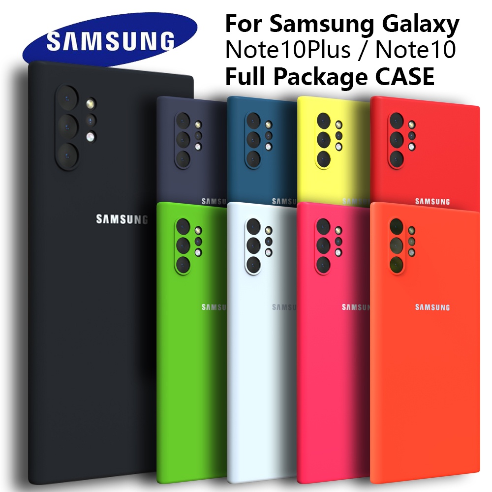 Samsung Galaxy Note 10 Plus Note10 Case Silky Silicone Cover Soft Touch ...