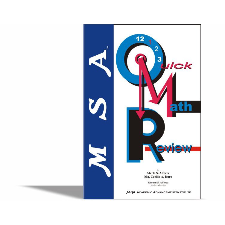 MSA Quick Math Reviewer (Authentic / Brand New) | Shopee Malaysia