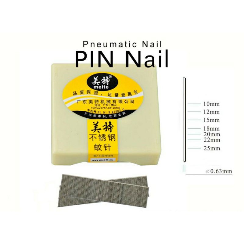 P625 Pneumatic Air Pin Nail Gun Refill Air Nailer | Shopee Malaysia
