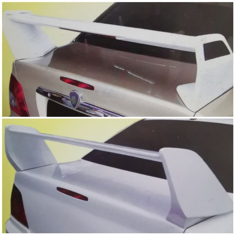 Waja (LL665 E7, LL7052 E8/E9) Spoiler Fibreglass Without Paint | Shopee ...