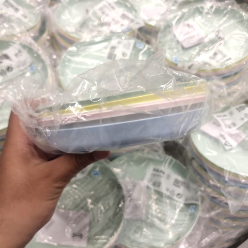 Ikea Aesthetic Plastic Plate KALAS | Shopee Malaysia