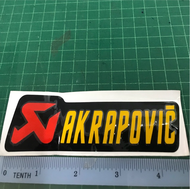 Sticker cutting akrapovic | Shopee Malaysia