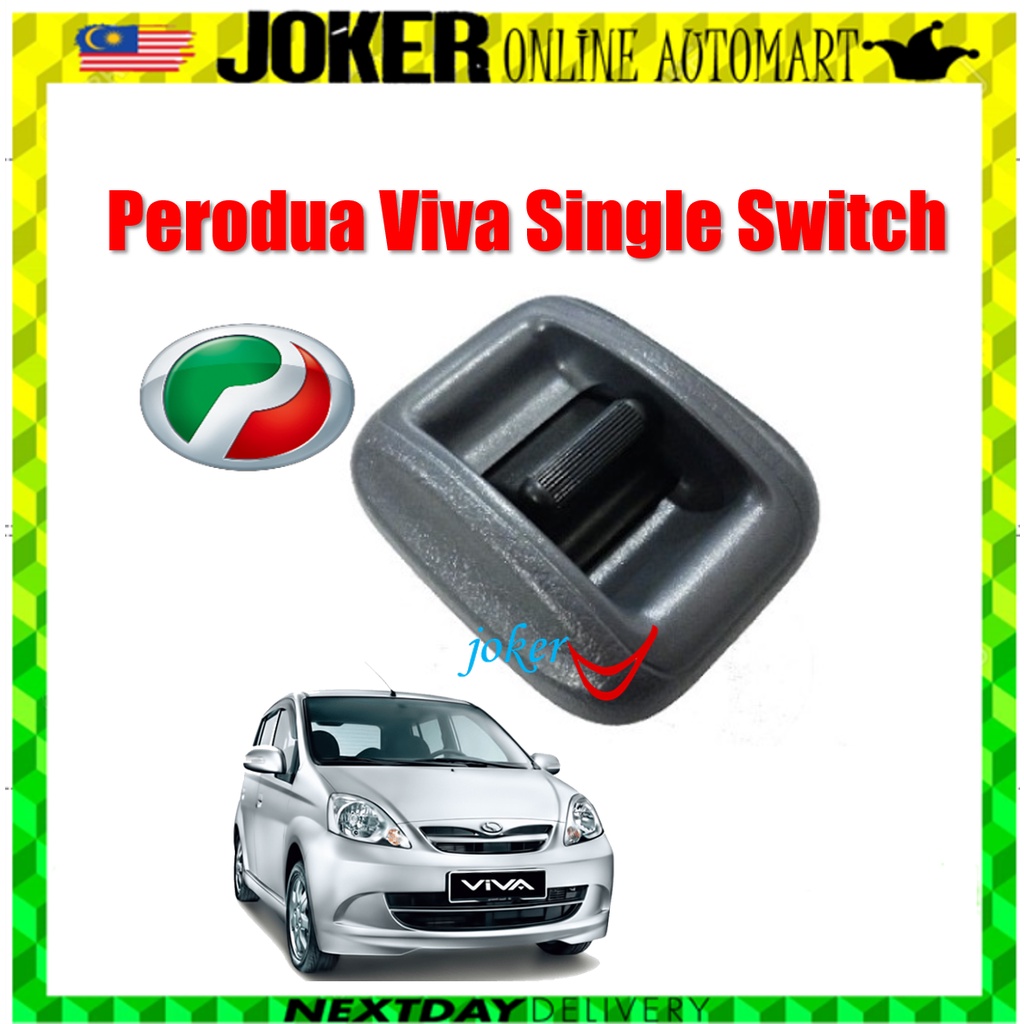 Perodua Viva Single Sub Passenger Side Power Window Switch (Without ...