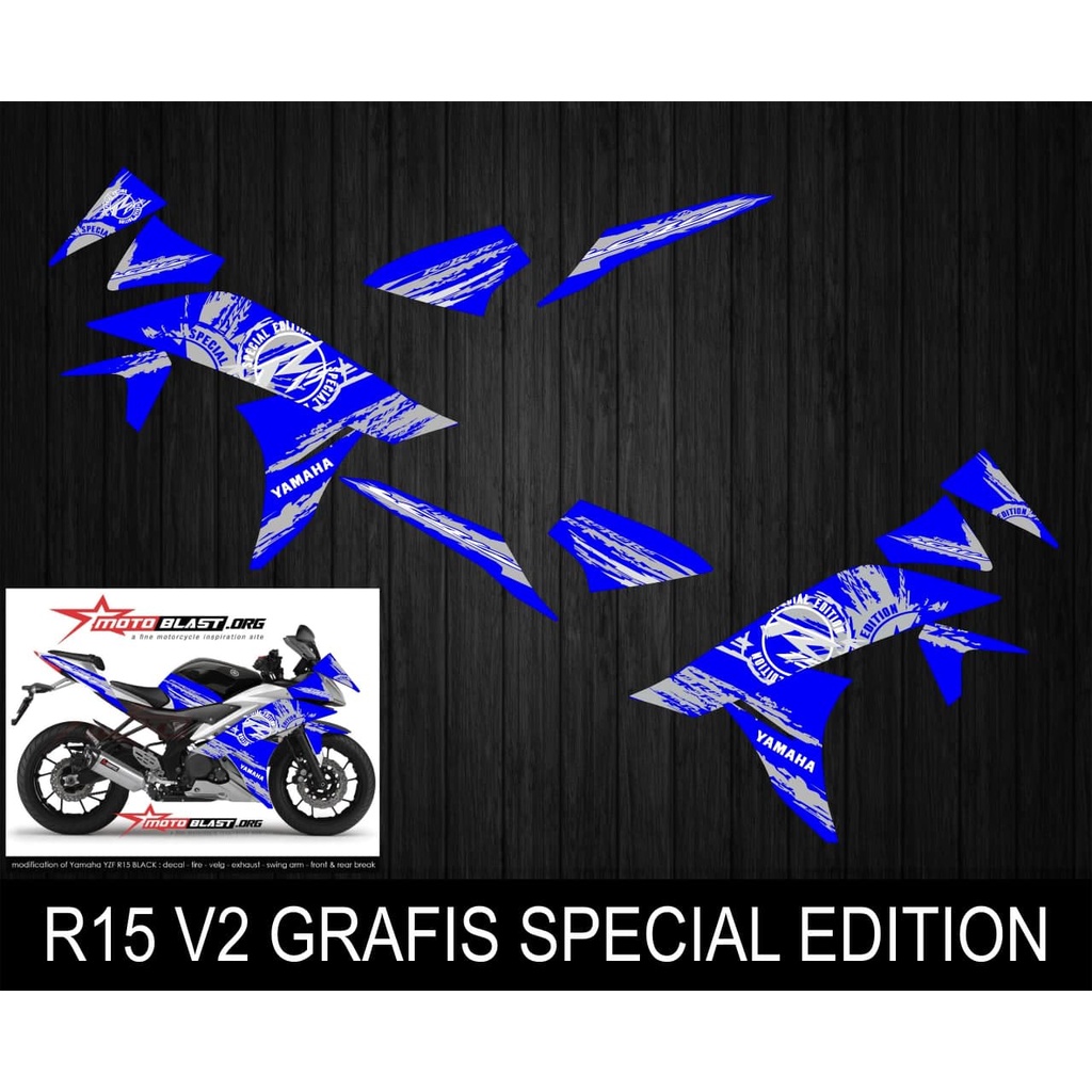 Sticker STRIPING YAMAHA R15 V2 Graphic Special EDITION | Shopee Malaysia