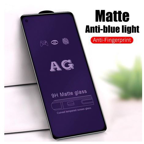 Samsung Galaxy A30s / A50s Matte Anti Blue Light Ray Tempered Glass ...