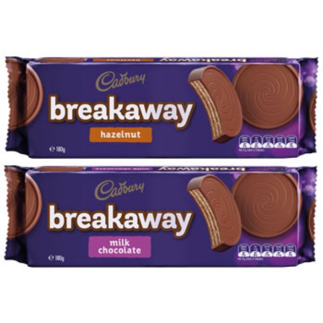 Cadbury Breakaway Biscuits 180g | Shopee Malaysia