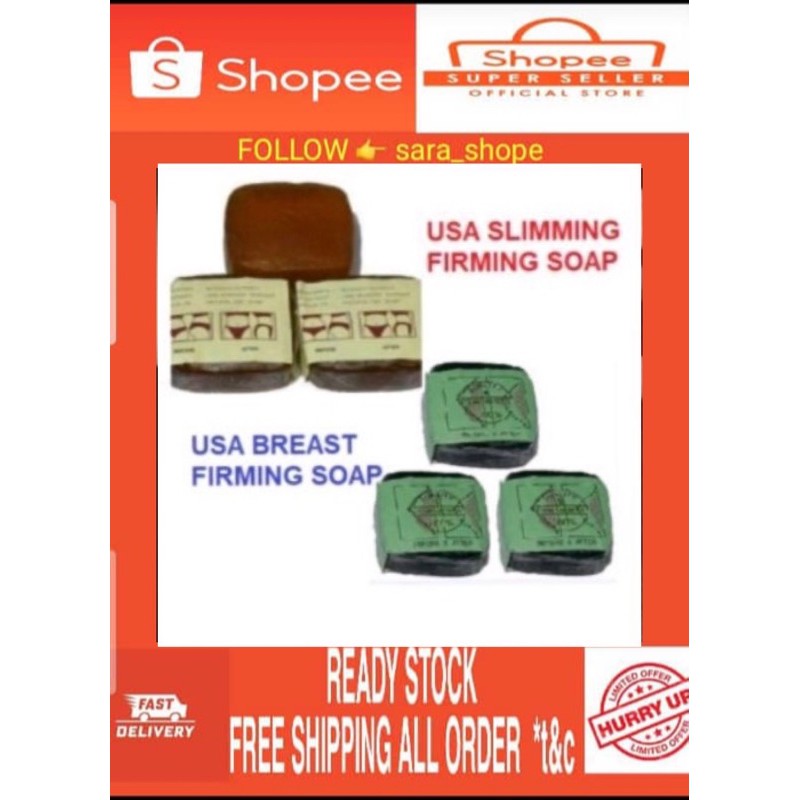 🔥Ready Stock🔥ORIGINAL MADE 🇹🇭🇹🇭 USA SLIMMING SOAP AND BREAST SOAP ...