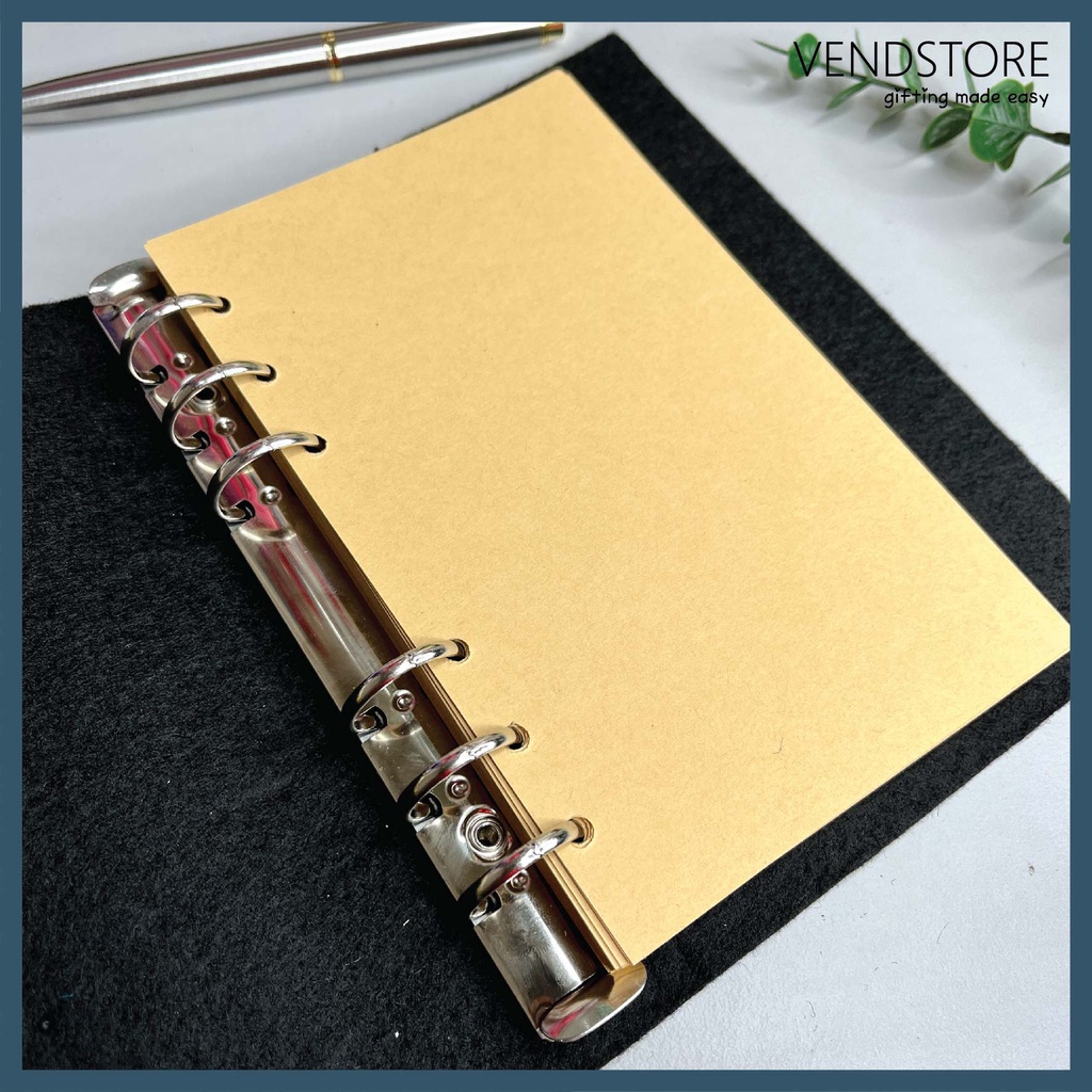 Vendstore Notebook Refill A6 Organizer Notebook 80 100 Pages Buku Nota ...