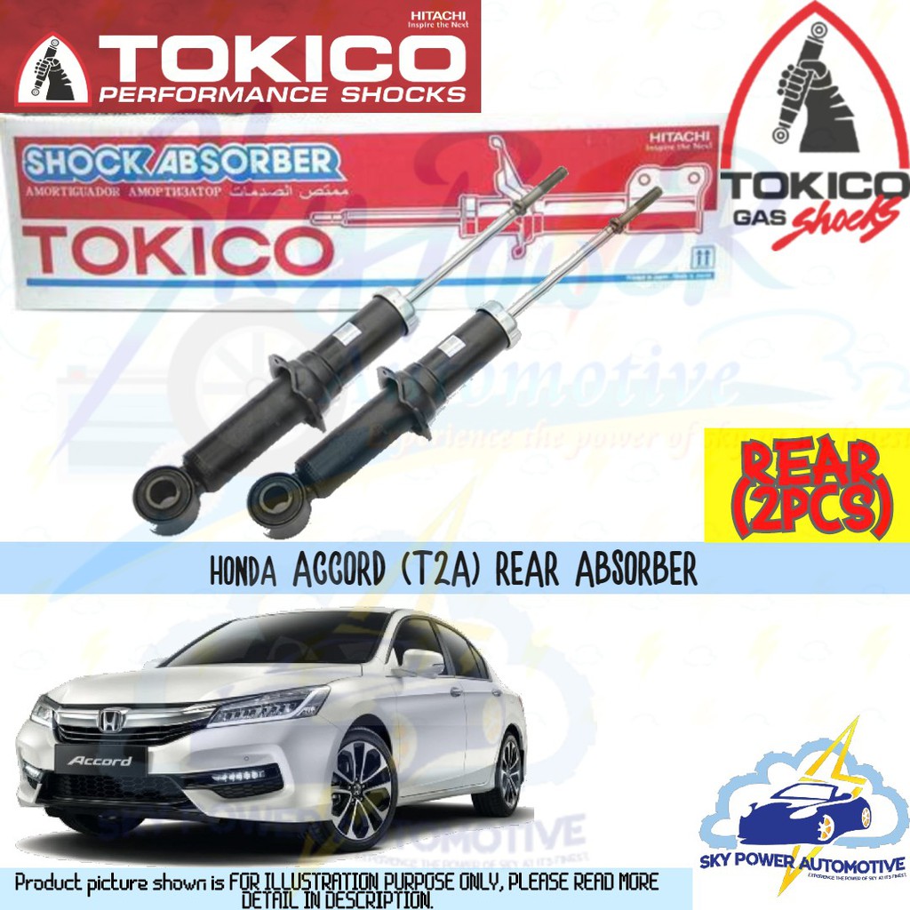 HONDA ACCORD (T2A) TOKICO (TKC) SHOCK ABSORBER (REAR 2PCS) | Shopee ...