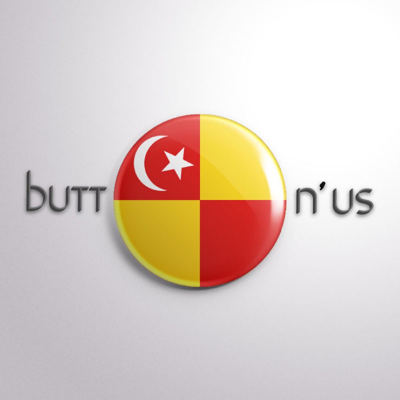 button'us Malaysian Flag Pin-back 58mm Button Badge - Lencana Butang ...