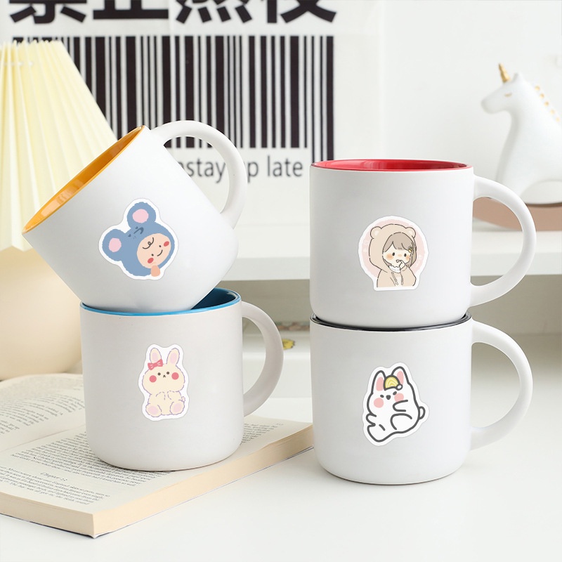 Cute Sticker Stiker Cute Journal Sticker Aesthetic Sticker Korean Bear ...