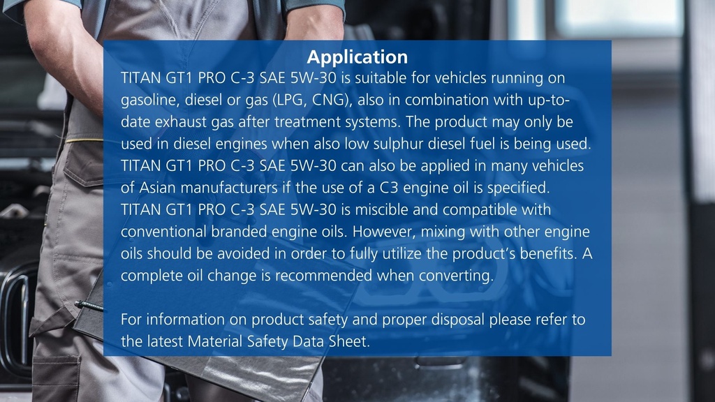 Fuchs Lube Cube Titan GT1 Pro C3 5W30 Fully Synthetic Engine Oil 5L Car ...