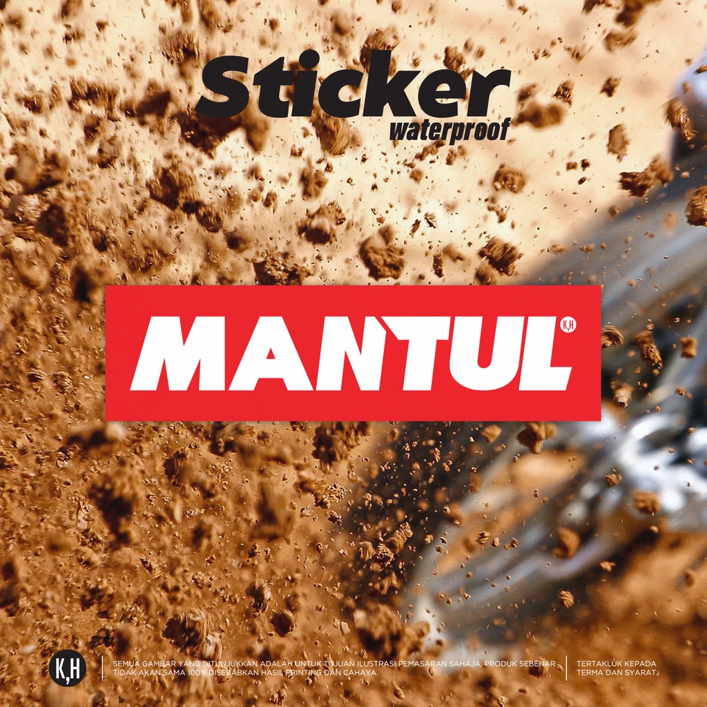 Mantul sticker / Waterproof sticker | Shopee Malaysia