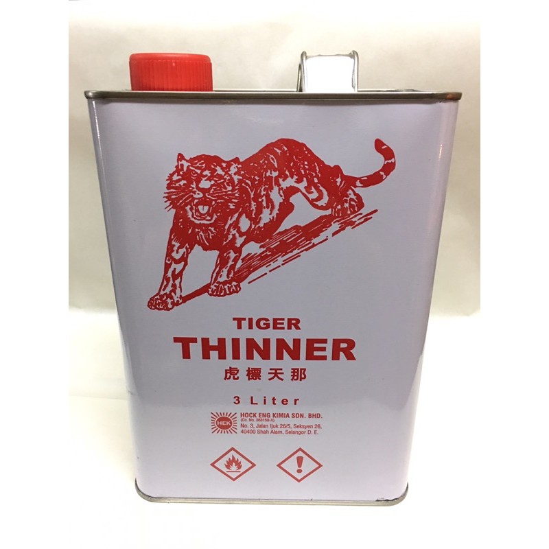 TIGER Thinner 3 Liter - Premium Grade | Shopee Malaysia