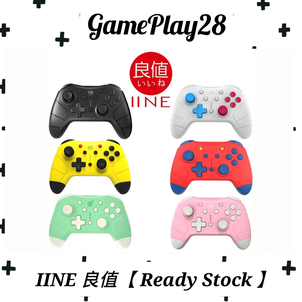 { Stock Clearance } IINE 良值 Tokyo Rise Nintendo Switch Pro Controller ...