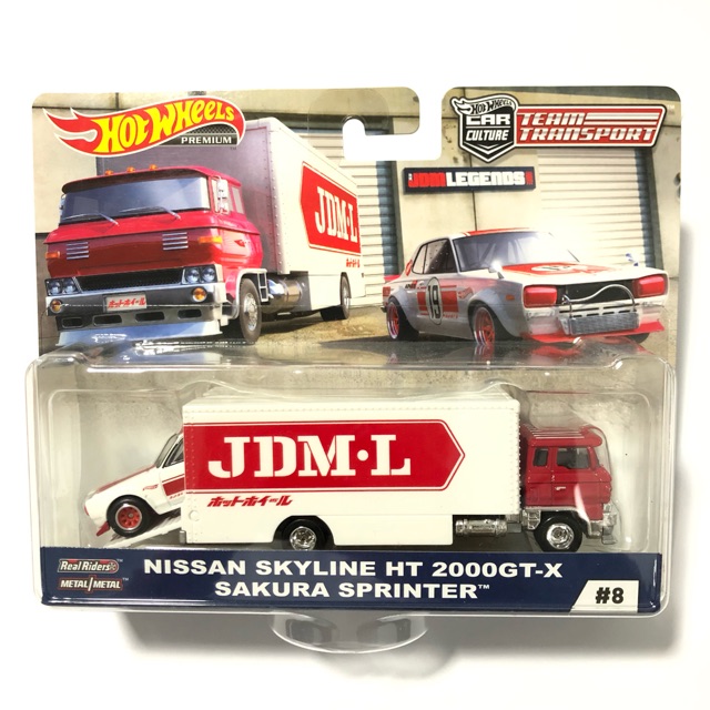 HOT WHEELS NISSAN SKYLINE HAKO SAKURA SPRINTER CAR CULTURE TEAM ...