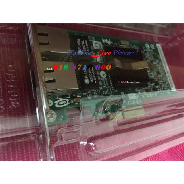 Intel Dual Port Ethernet Server Adapter (ET-Dual) Network Card - NEW ...