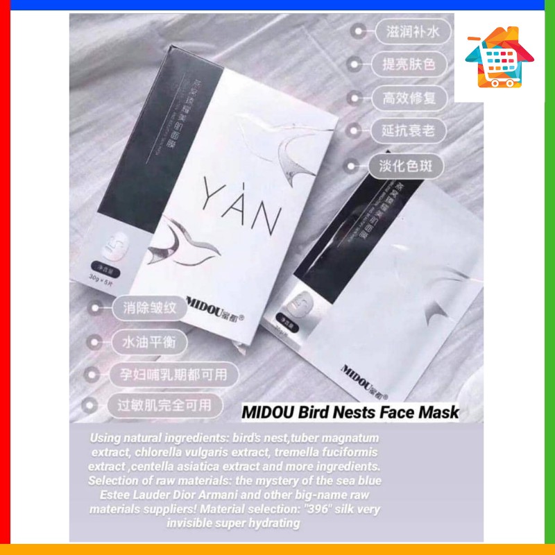 📌MISA READYSTOCK📌📌ORI📌Midou Bird Nest Silk Mask | Shopee Malaysia