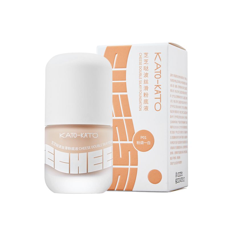 KATO 粉底液Liquid Foundation Long Lasting Makeup Concealer for Dry Skin ...